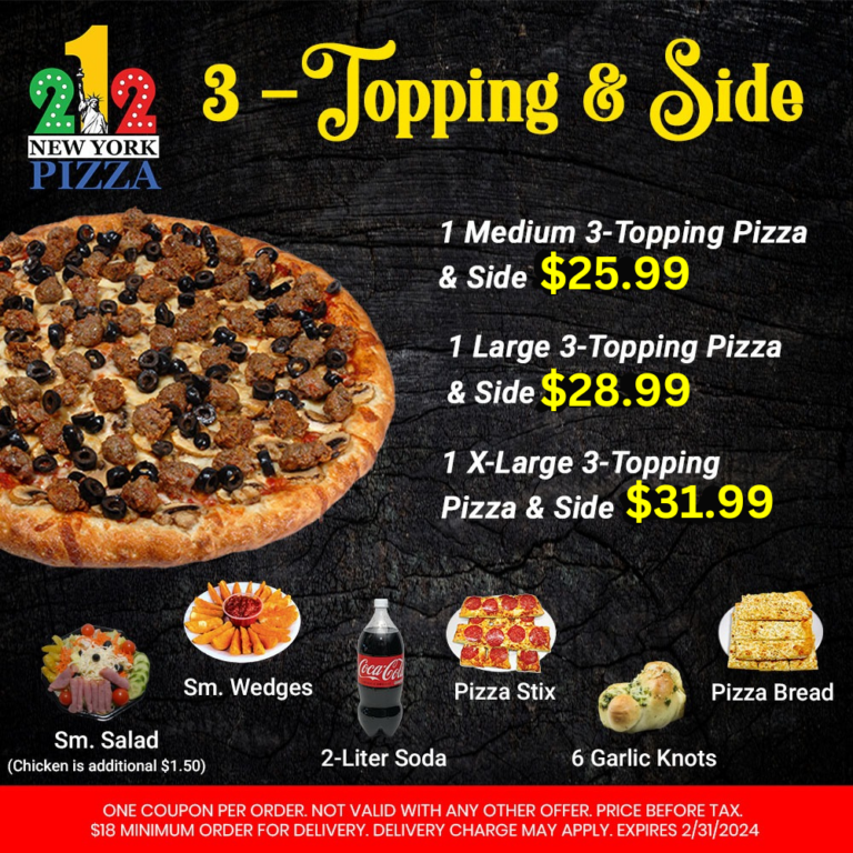 New york pizza coupon store